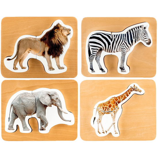 Montessori Safari Animal Puzzles – Montessori & Me