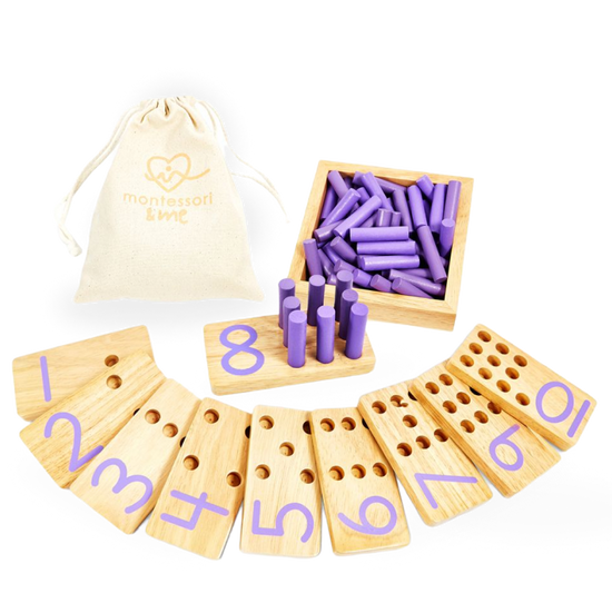 Counting Peg Board – Montessori & Me