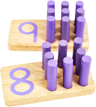 Counting Peg Board – Montessori & Me