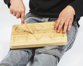 Wooden Number Tracing Board – Montessori & Me