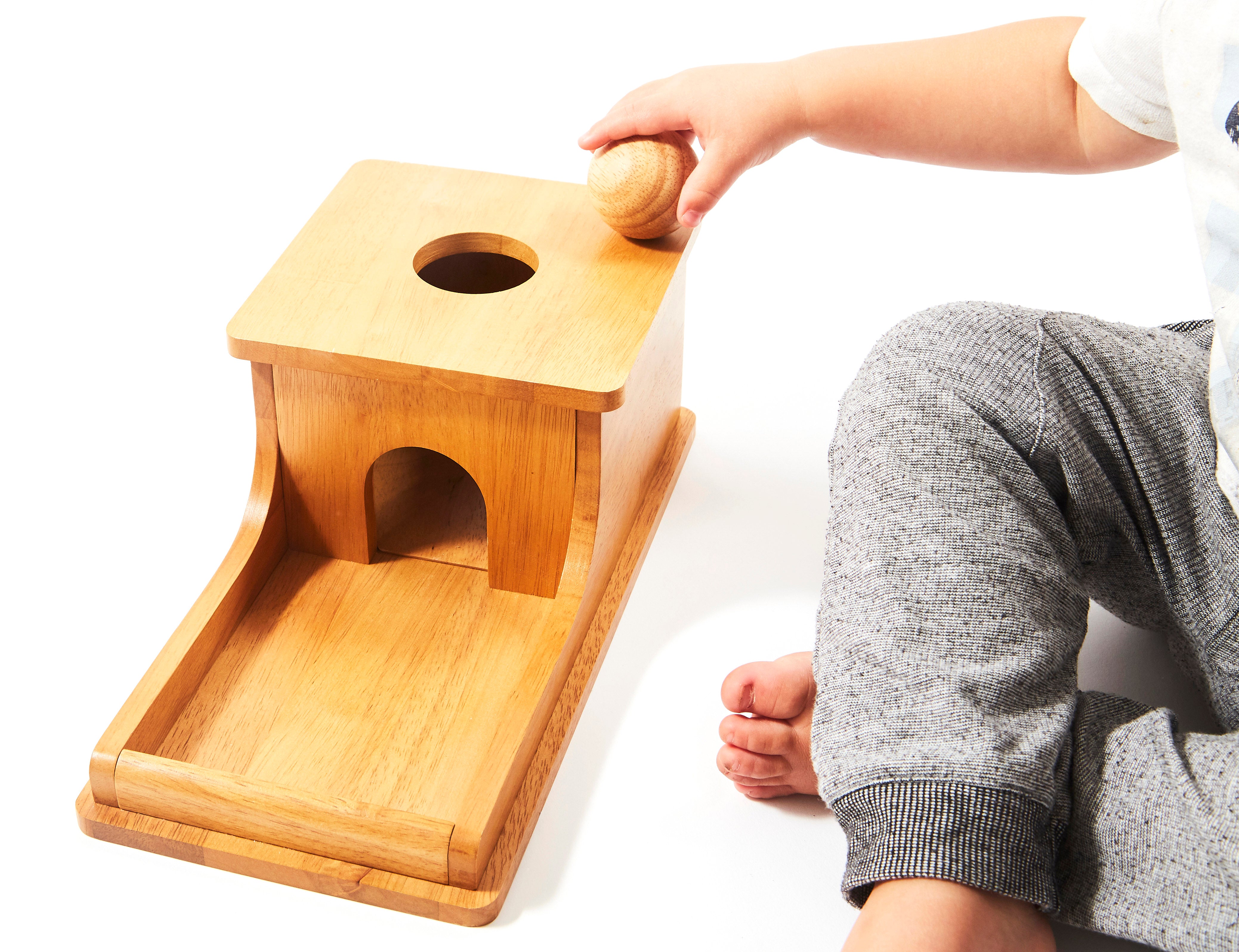 Object Permanence Box – Montessori & Me