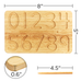 Wooden Number Tracing Board – Montessori & Me